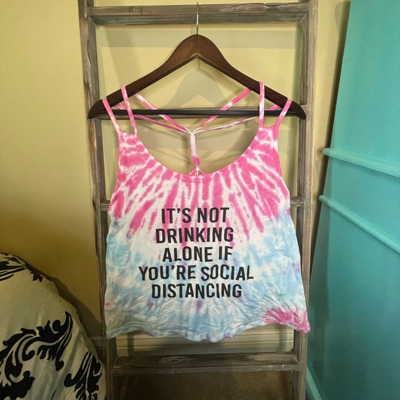 Tops | Social Distancing Tiedye Cami Top | Poshmark